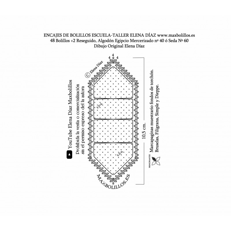 Patrón Encaje de Bolillos Gratis